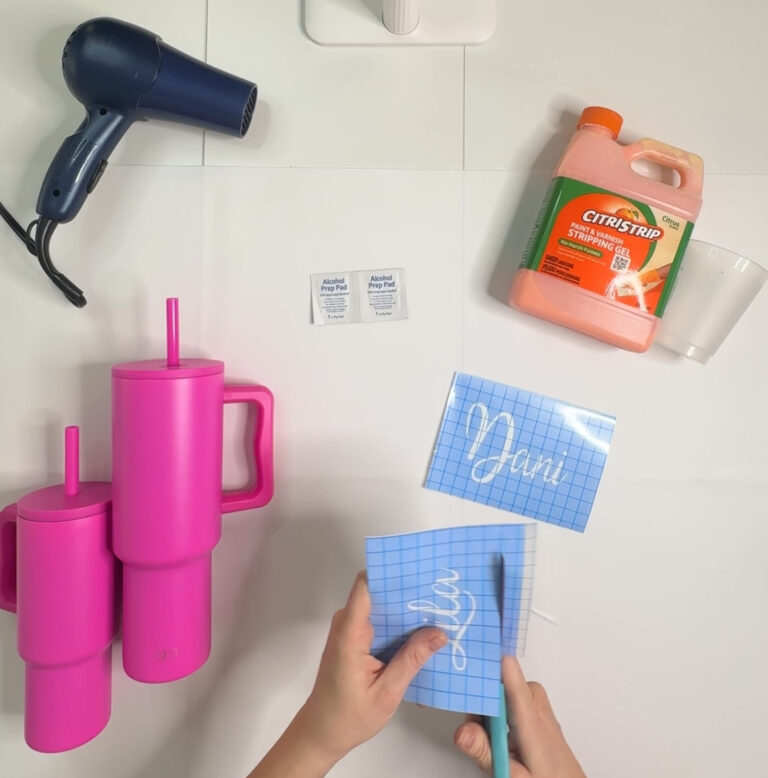 Etched Tumbler Using CitriStrip – Crafty Gal Confessions